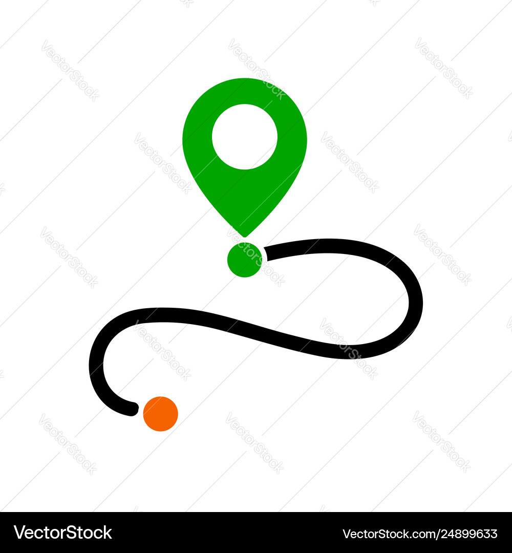 Weve moved moving office sign flat icon or logo Vector Image