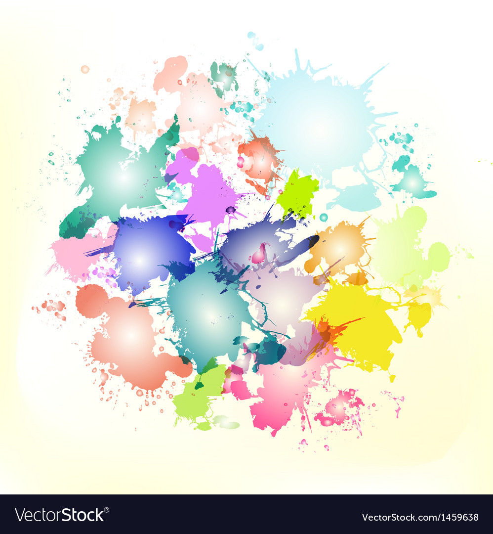 Splash circle Royalty Free Vector Image - VectorStock