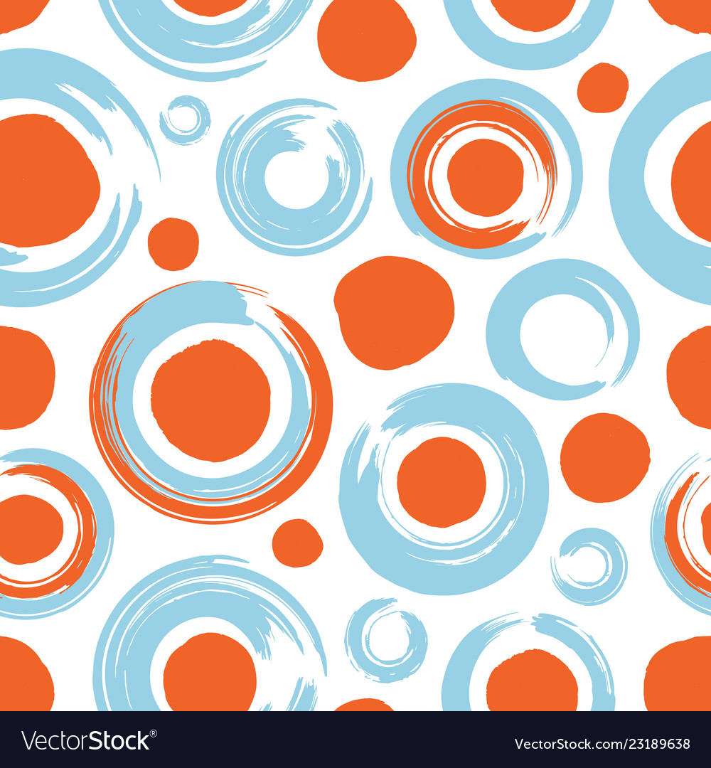 Stylish pattern with circles Royalty Free Vector Image