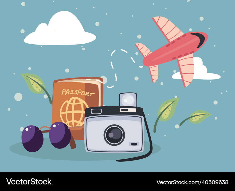 Tourism travel design Royalty Free Vector Image