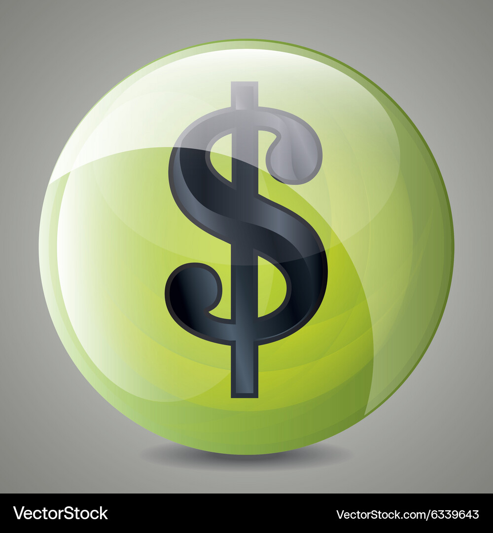 Money cash symbol Royalty Free Vector Image - VectorStock