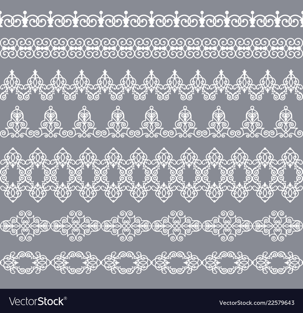 Set of borders Royalty Free Vector Image - VectorStock