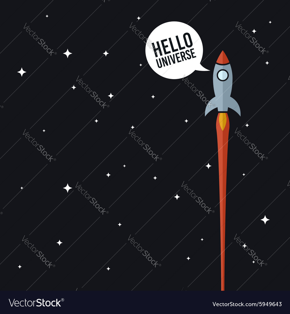 Space rocket Royalty Free Vector Image - VectorStock
