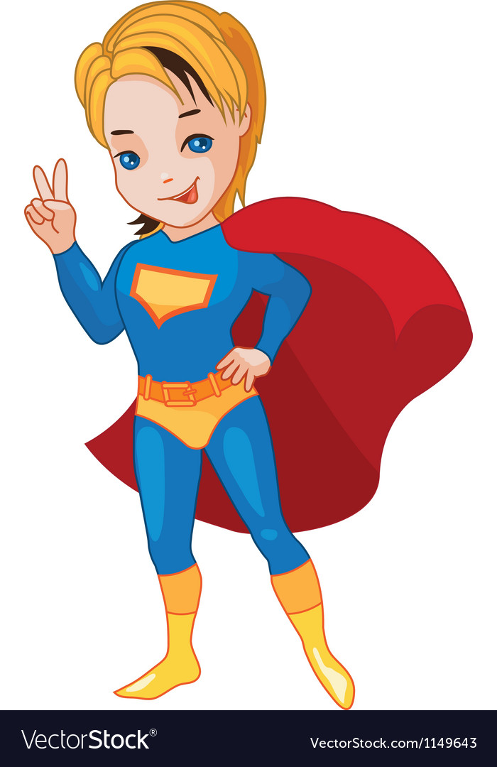 Super boy Royalty Free Vector Image - VectorStock