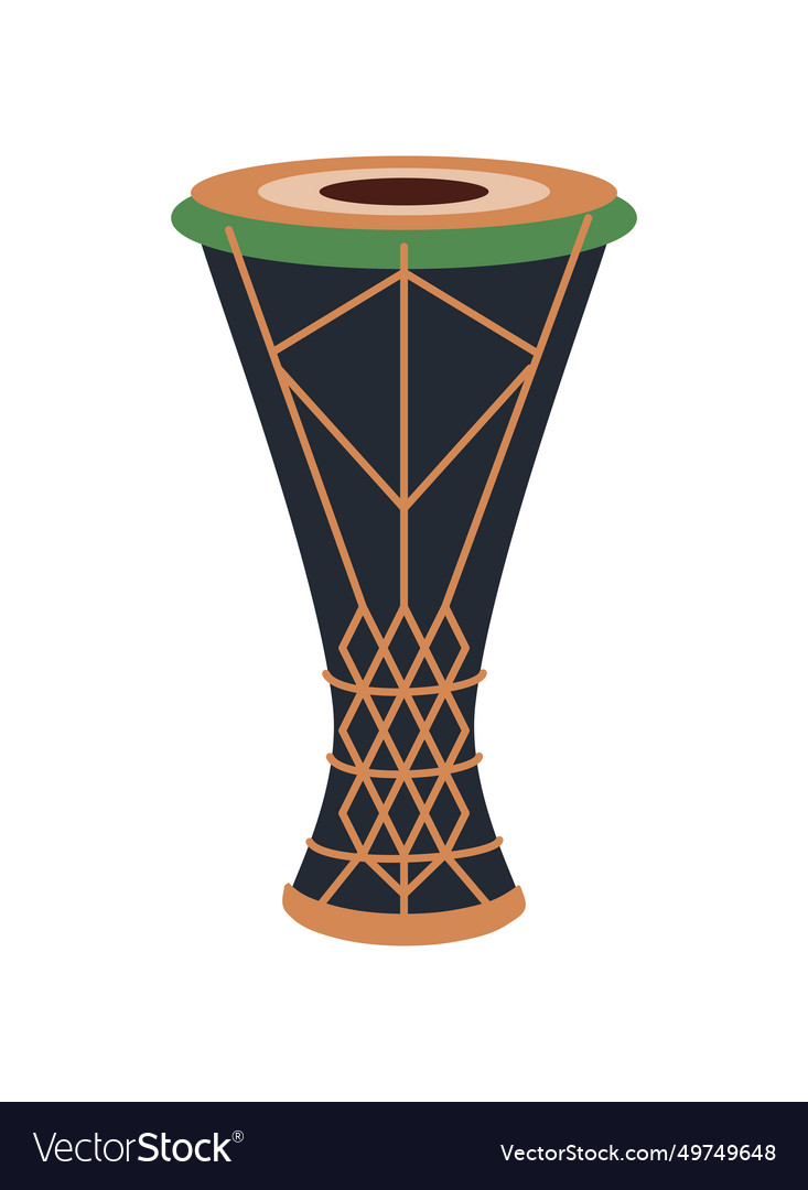Bata Drum Folk Royalty Free Vector Image Vectorstock
