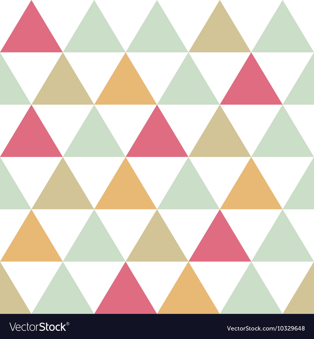 Seamless background pattern with triangles Vector Image