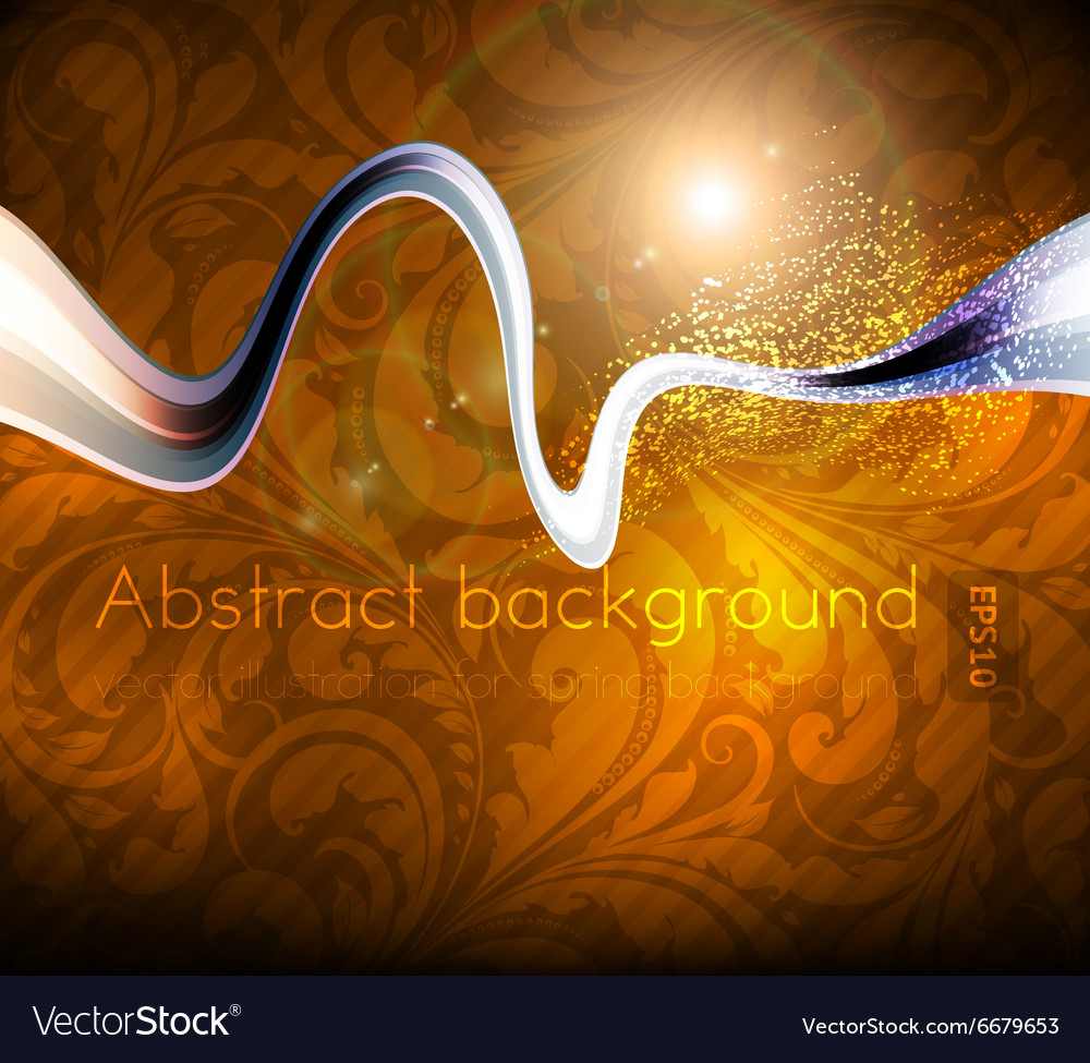 Abstract spring background Royalty Free Vector Image