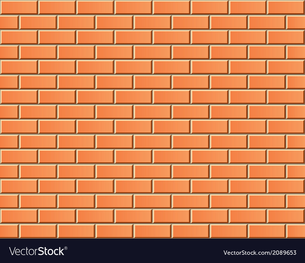 Brick wall seamless background Royalty Free Vector Image
