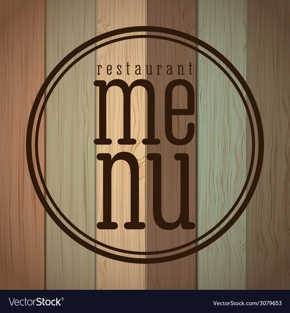 Menu design Royalty Free Vector Image - VectorStock