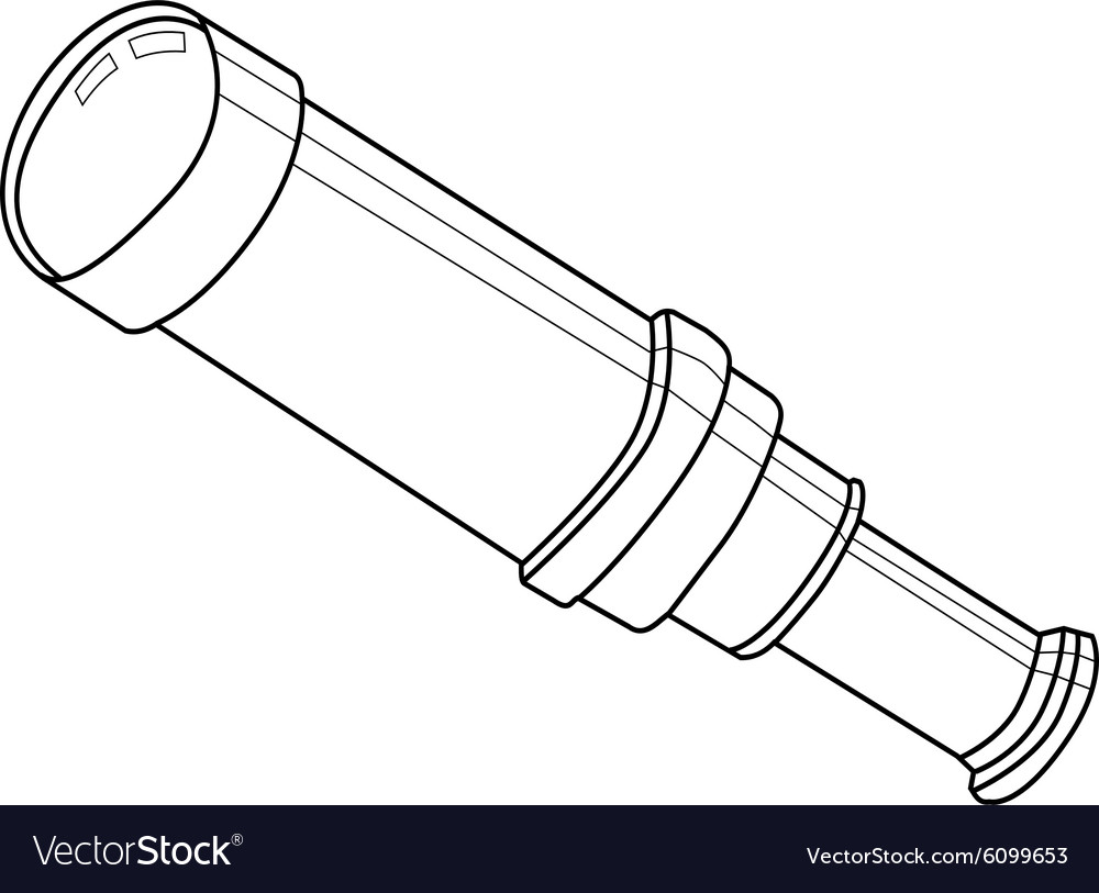 Telescope Royalty Free Vector Image - VectorStock