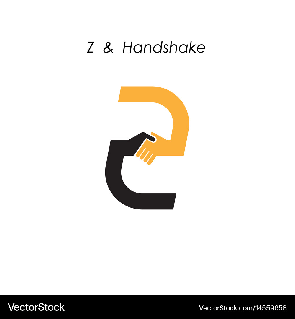 Creative z letter icon abstract logo design Vector Image