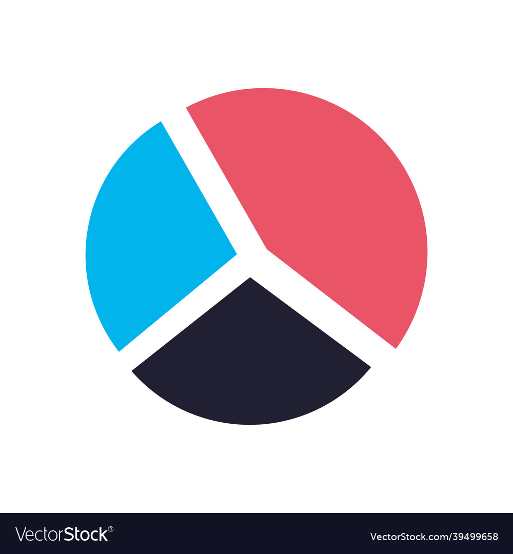 Pie chart icon Royalty Free Vector Image - VectorStock