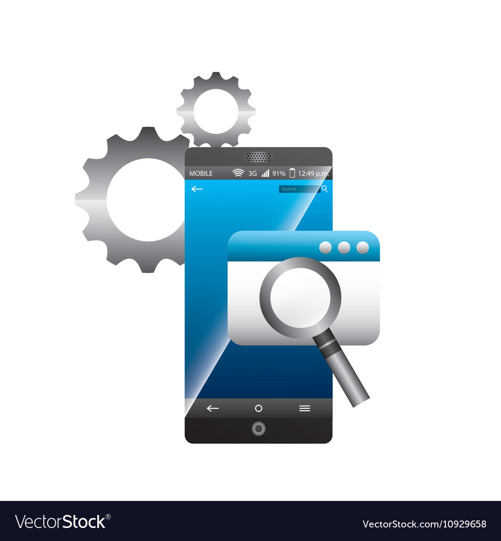 Search engine optimization icons Royalty Free Vector Image