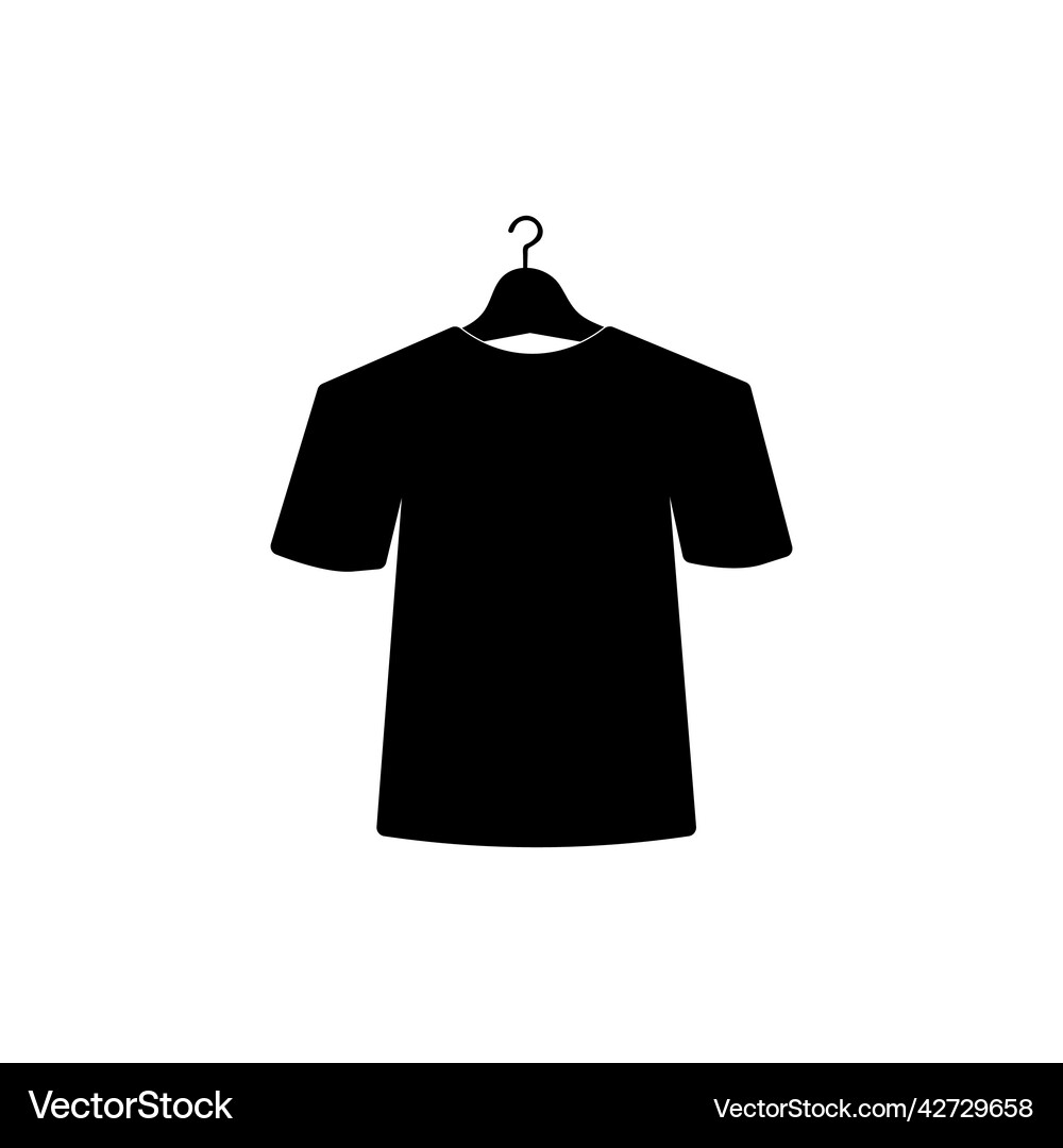 T shirt icon logo Royalty Free Vector Image - VectorStock