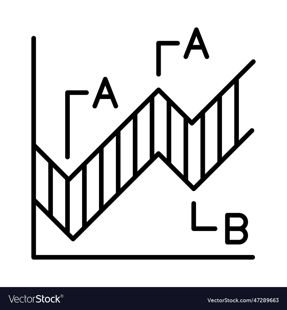 Chart icon Royalty Free Vector Image - VectorStock