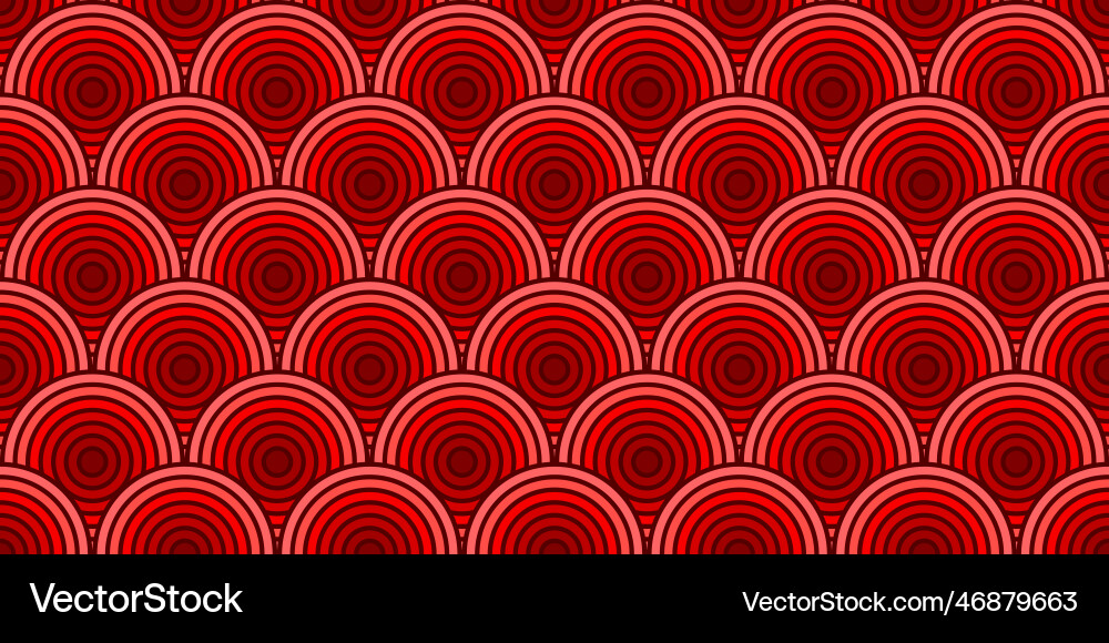 Colorful chinese and japanese seamless pattern Vector Image