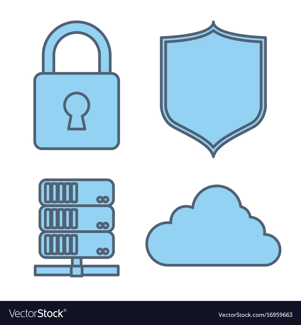 Data center design Royalty Free Vector Image - VectorStock