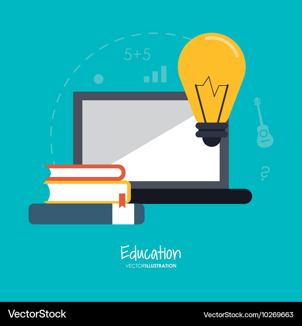 Education learning school design Royalty Free Vector Image