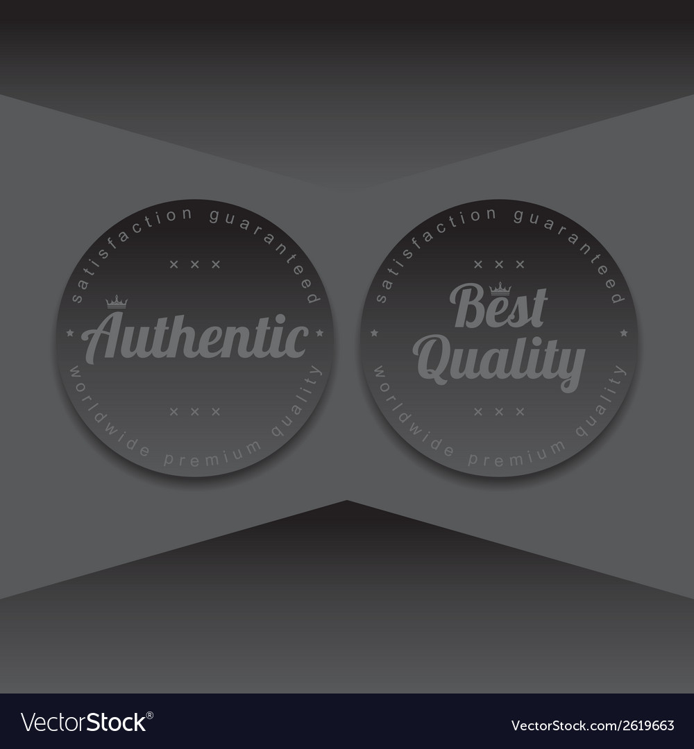 Quality label Royalty Free Vector Image - VectorStock
