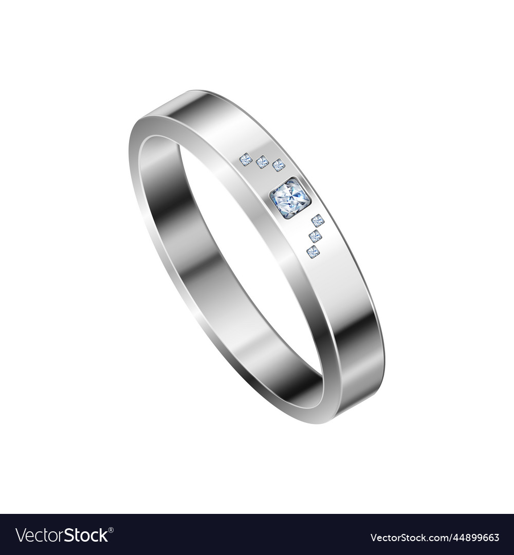 Realistic ring Royalty Free Vector Image - VectorStock