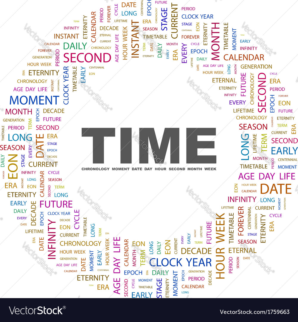 Time Royalty Free Vector Image - VectorStock