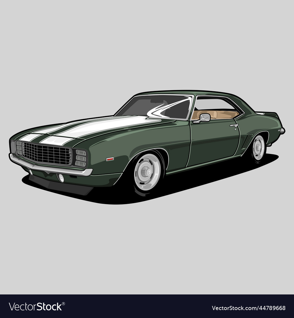Car 72 Royalty Free Vector Image - VectorStock