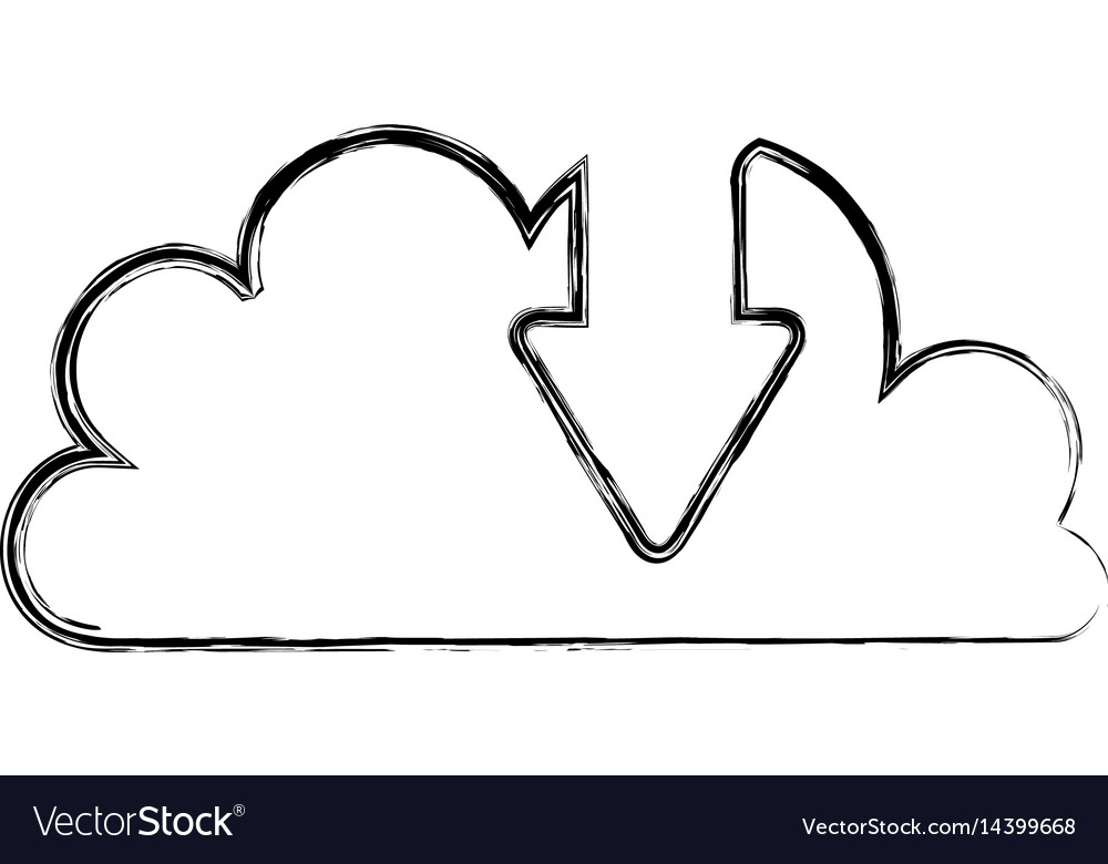 Cloud computing technology Royalty Free Vector Image