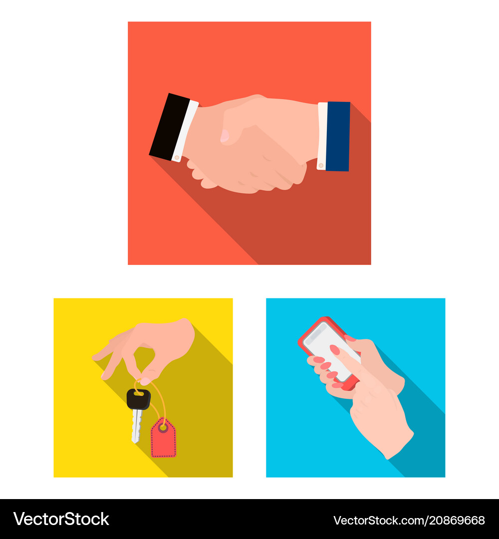 E-commerce and business flat icons in set Vector Image