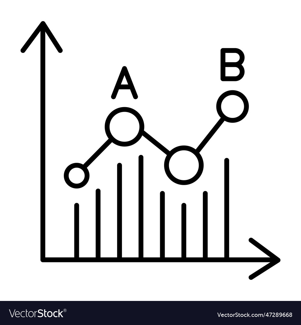 Graph icon Royalty Free Vector Image - VectorStock