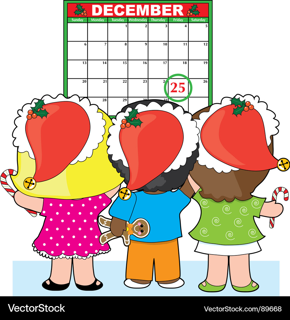 Kids Calendar Clipart