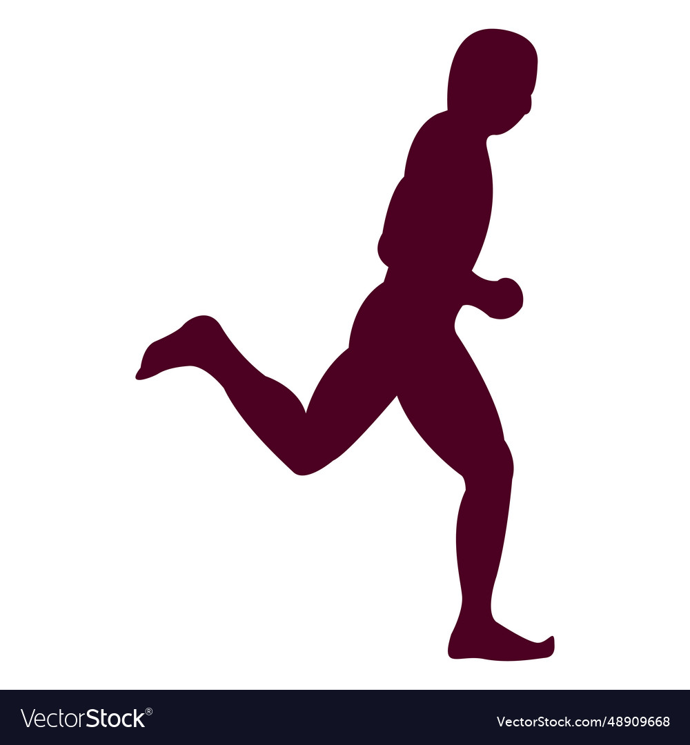 Man running sequence Royalty Free Vector Image