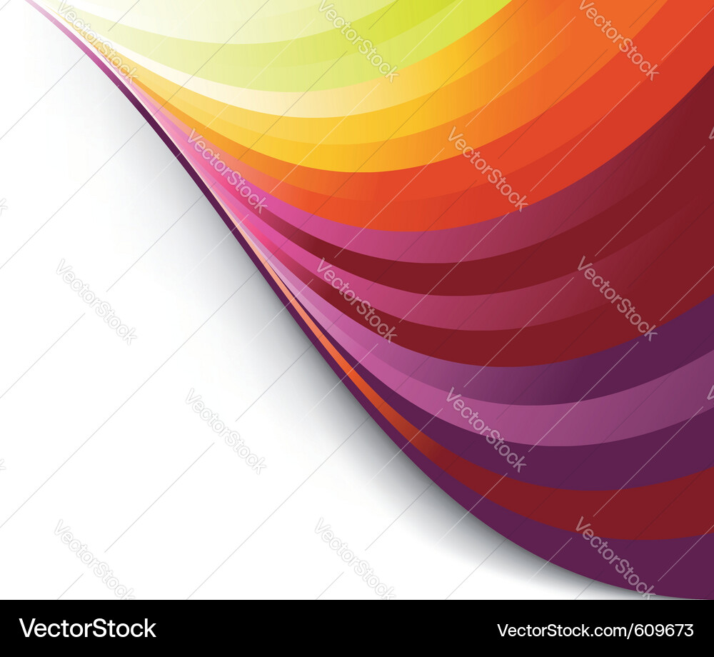 Colorful rainbow background template Royalty Free Vector