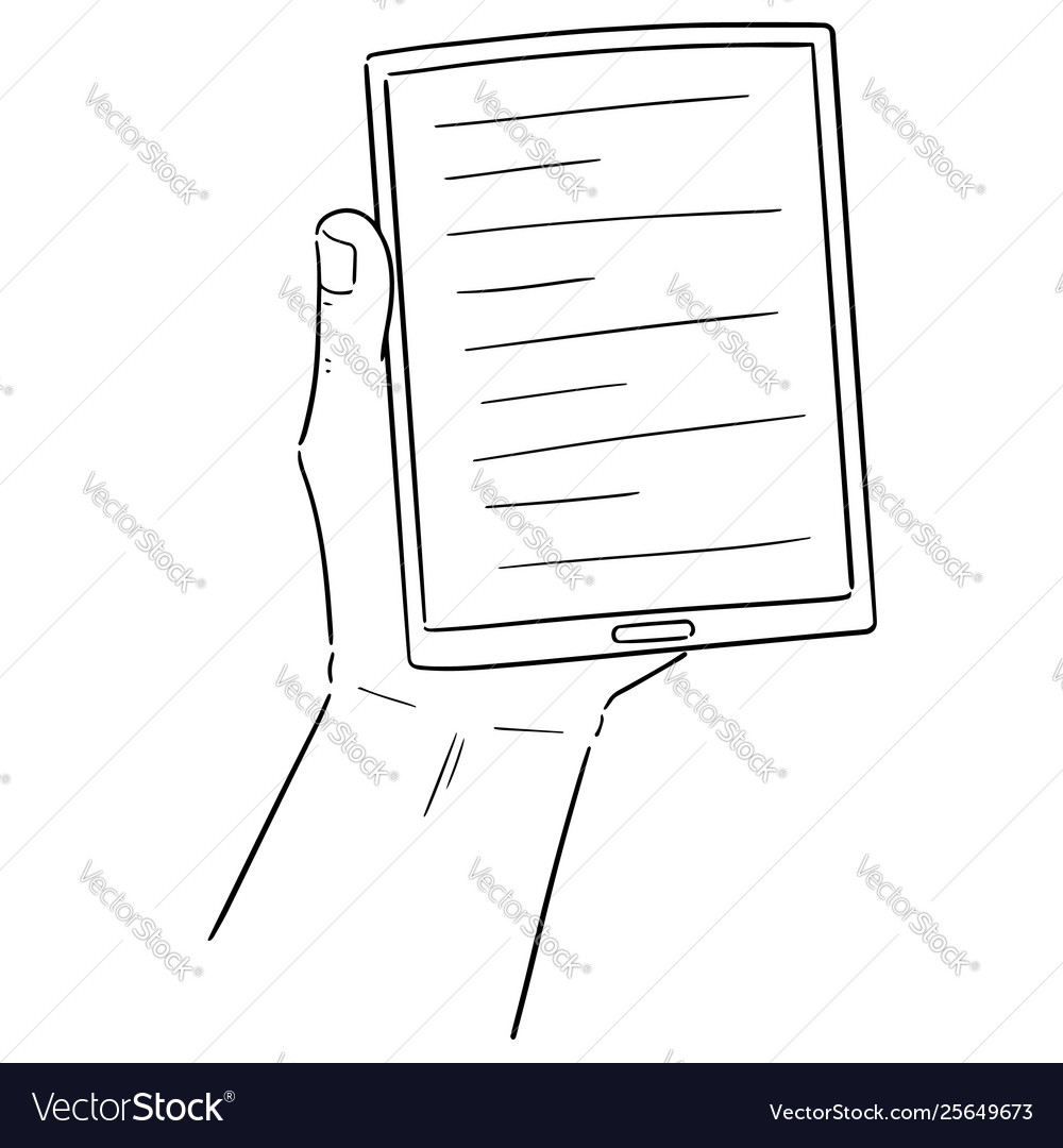 E-book reader Royalty Free Vector Image - VectorStock