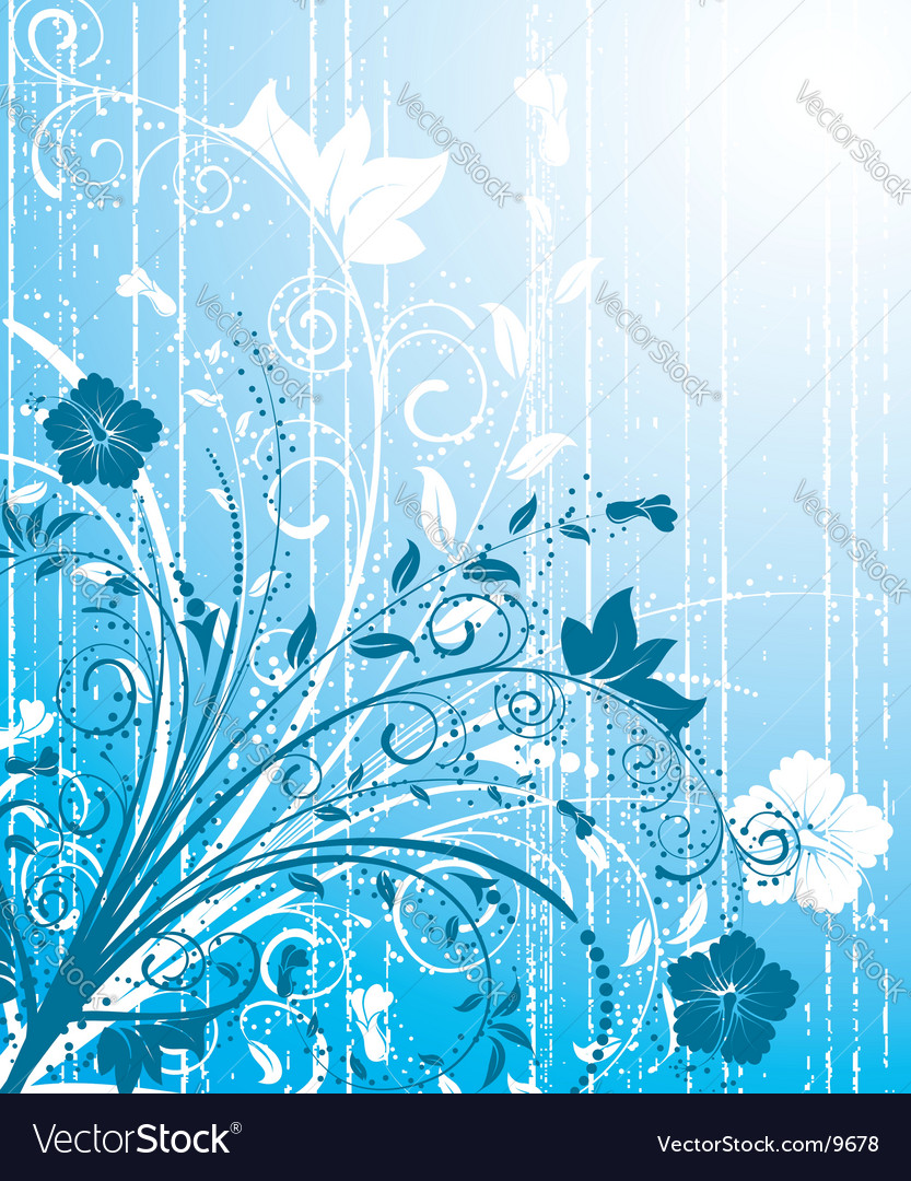 Background flower Royalty Free Vector Image - VectorStock