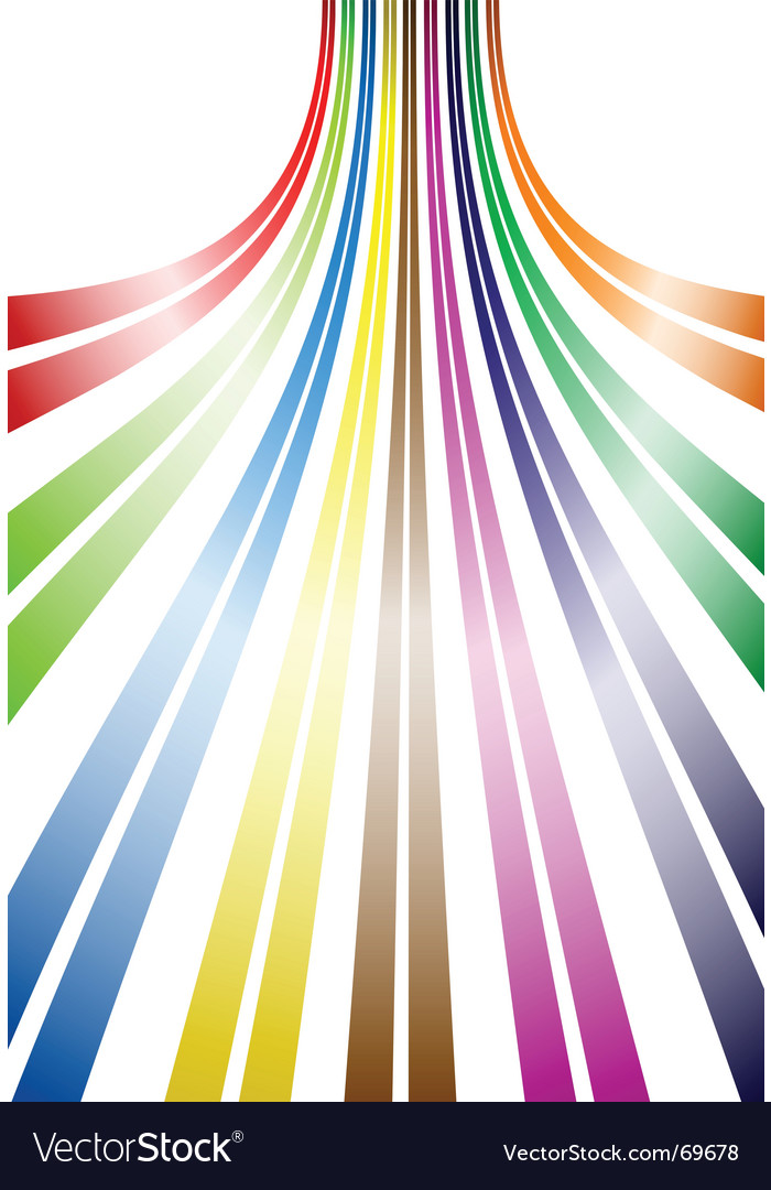 Bent lines Royalty Free Vector Image - VectorStock