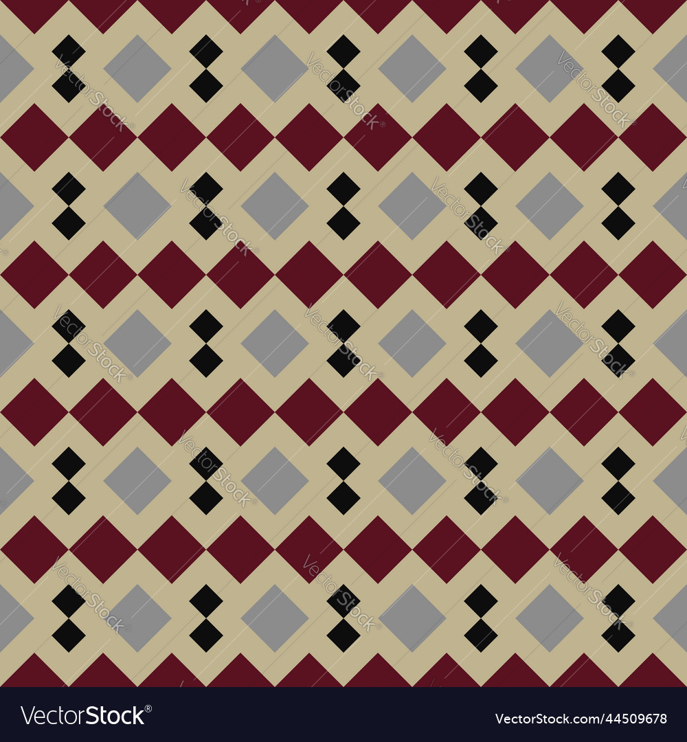 Graphic modern diamond seamless pattern Royalty Free Vector