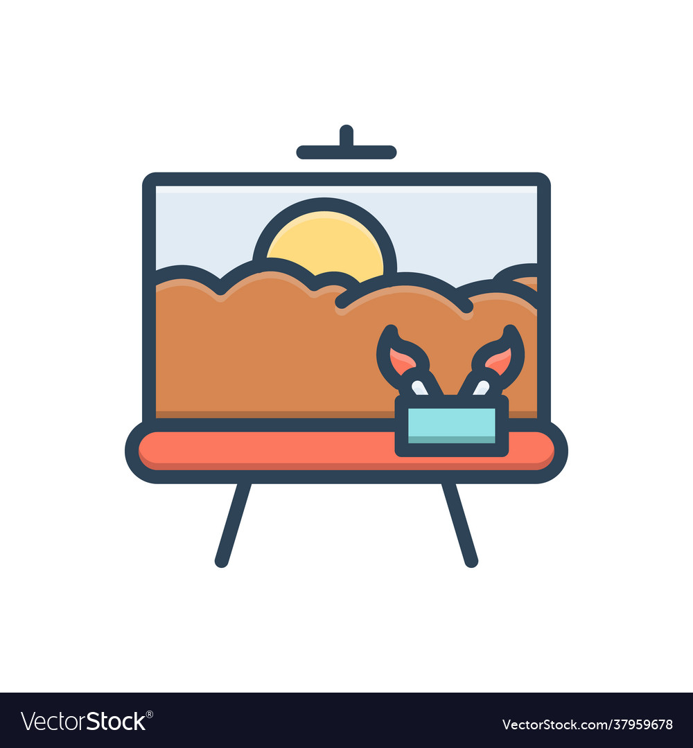 Painting Royalty Free Vector Image - VectorStock
