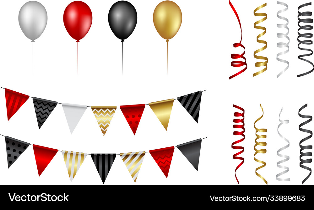 Black friday elements set Royalty Free Vector Image