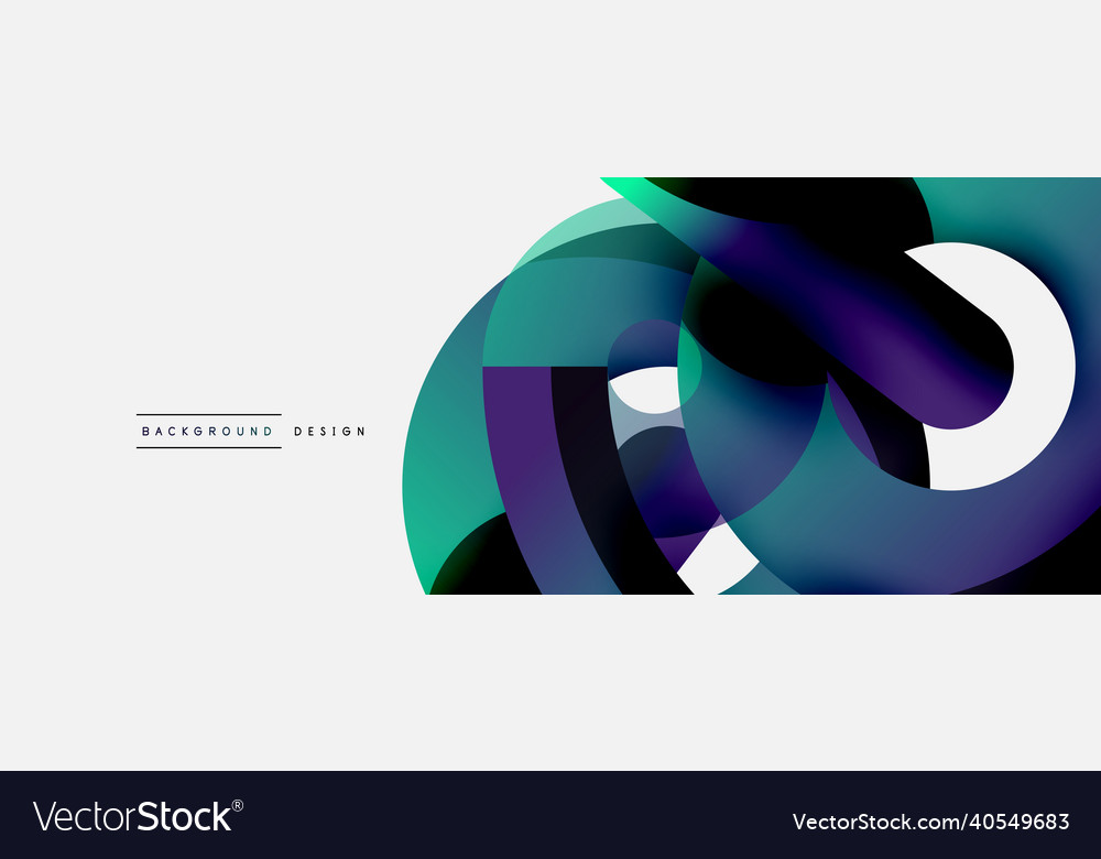 Round shapes circles and other geometric forms Vector Image