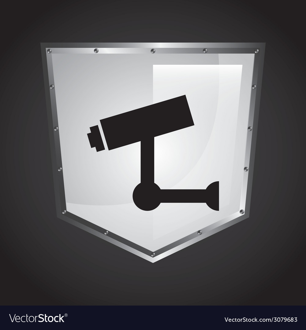 Security shield design Royalty Free Vector Image