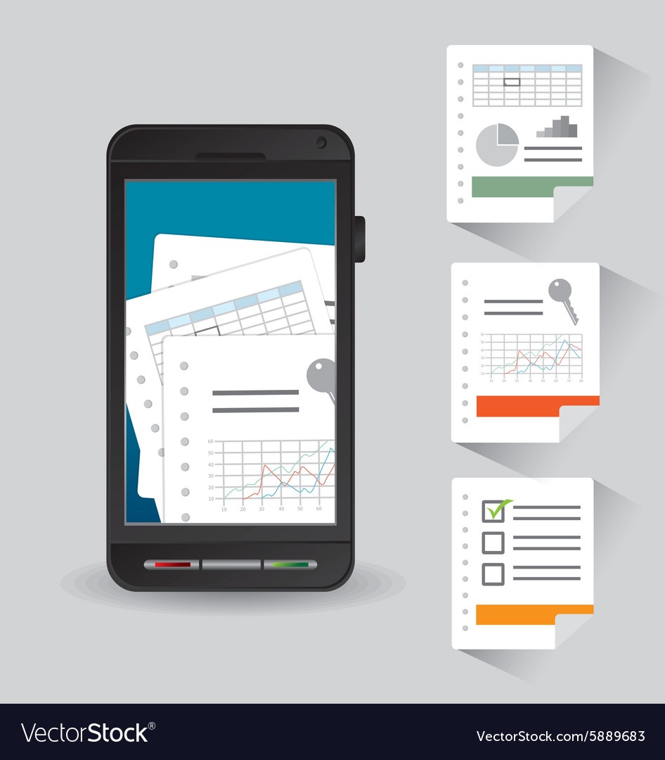 Spreadsheet design Royalty Free Vector Image - VectorStock