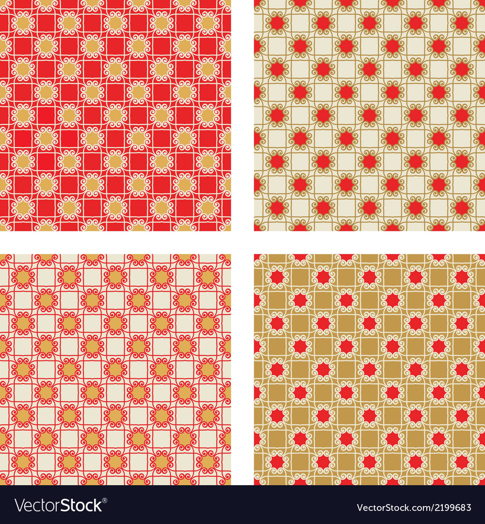 Three colors pattern Royalty Free Vector Image