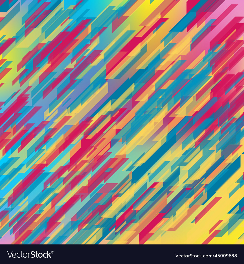 Colorful geometric tech abstract background Vector Image