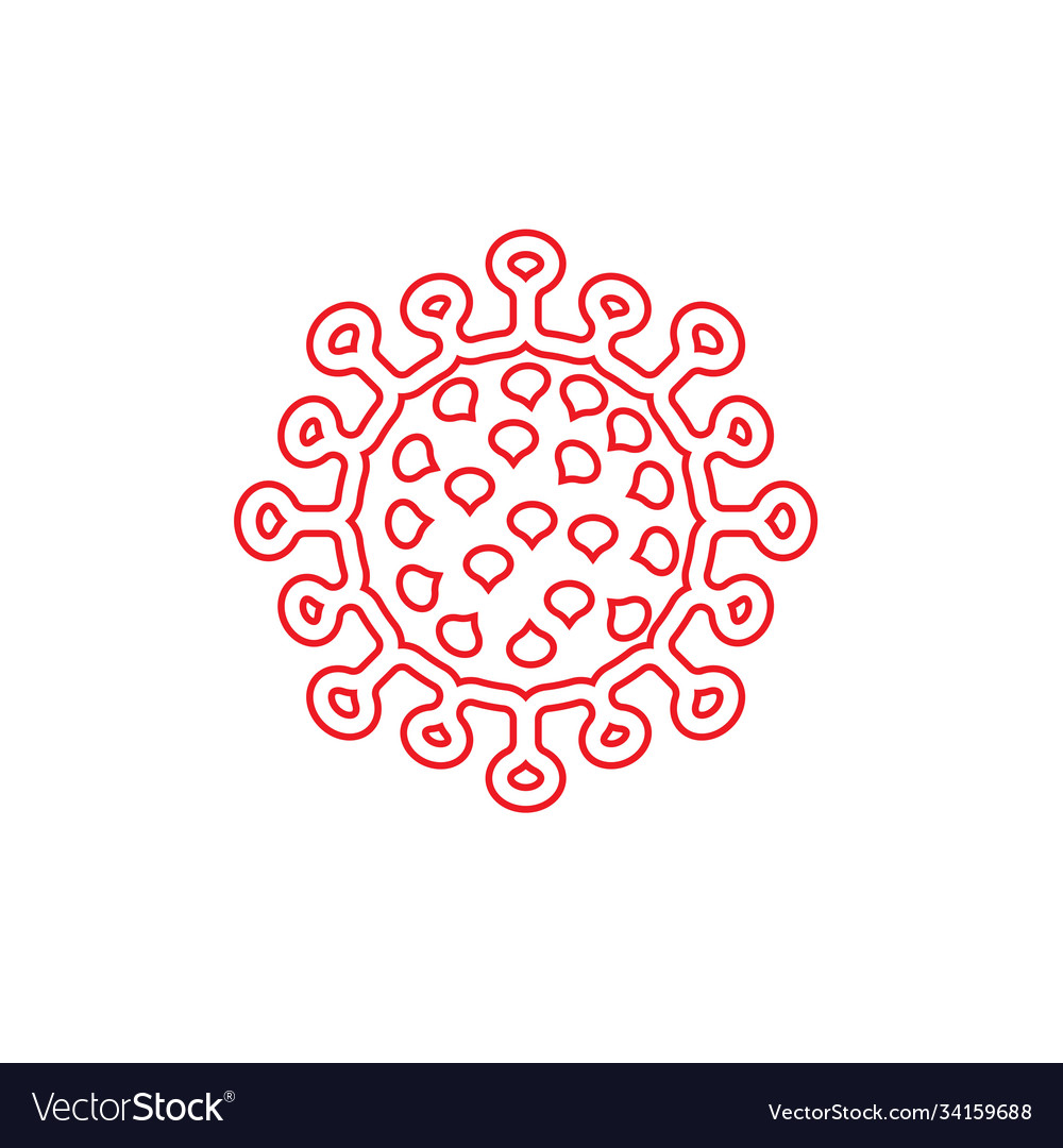 Coronavirus covid19-19 prohibition sign flat Vector Image Coronavirus covid19-19 prohibition sign flat Vector Image