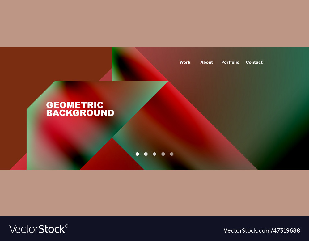 Dynamic lines triangles rectangles geometric Vector Image