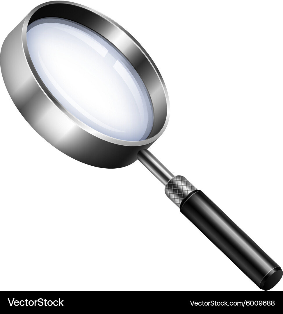 Magnifying Glass Royalty Free Vector Image - VectorStock