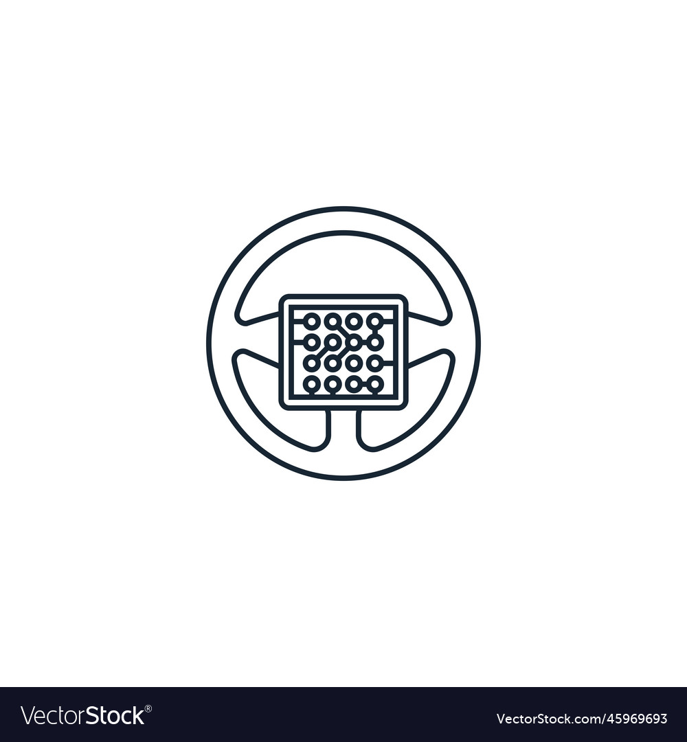 Autopilot creative icon from artificial Royalty Free Vector Autopilot creative icon from artificial Royalty Free Vector