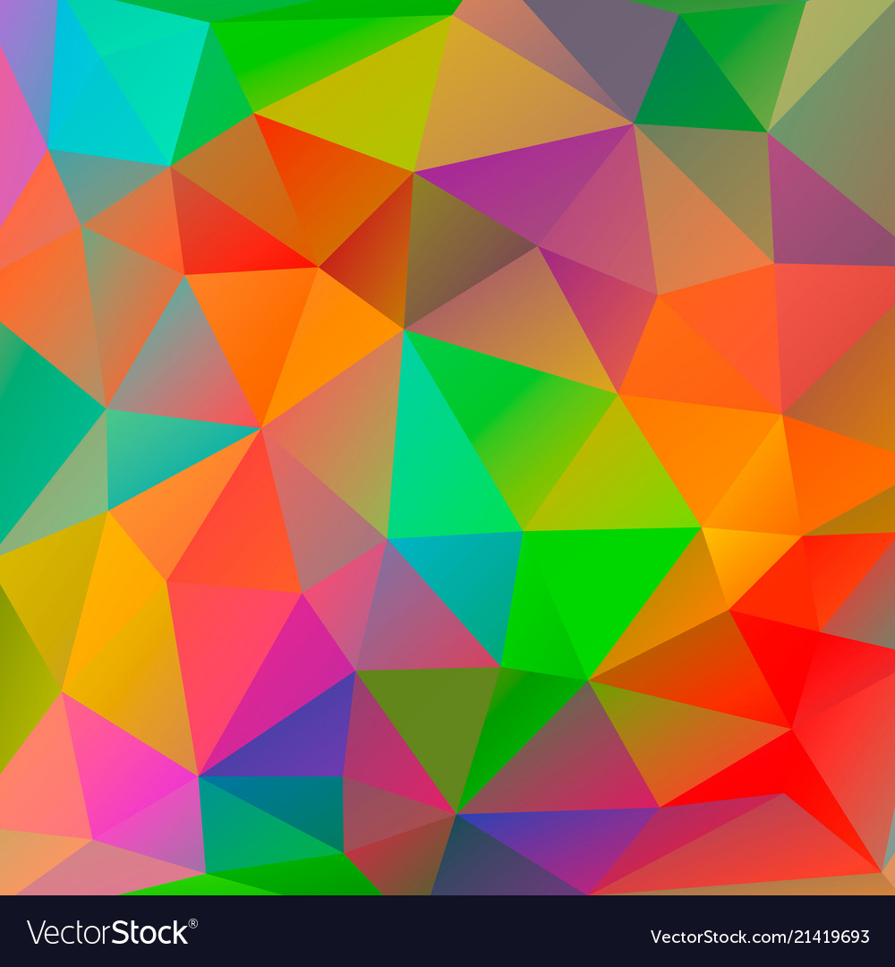 Colorful Polygon Background Royalty Free Vector Image