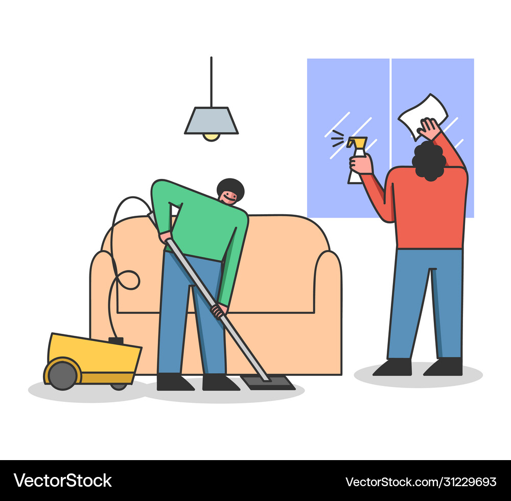 Concept of cleaning service stuff clean Royalty Free Vector