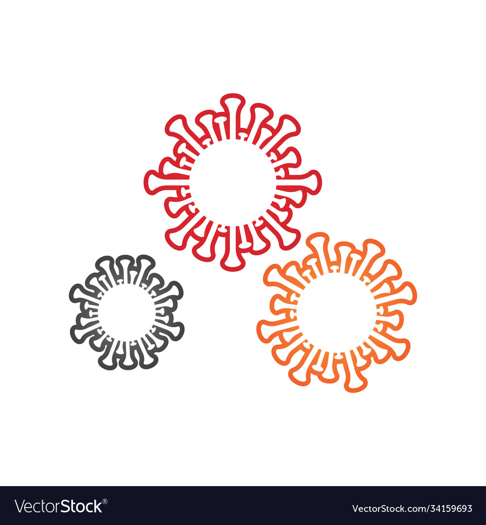 Coronavirus covid19-19 prohibition sign flat Vector Image Coronavirus covid19-19 prohibition sign flat Vector Image